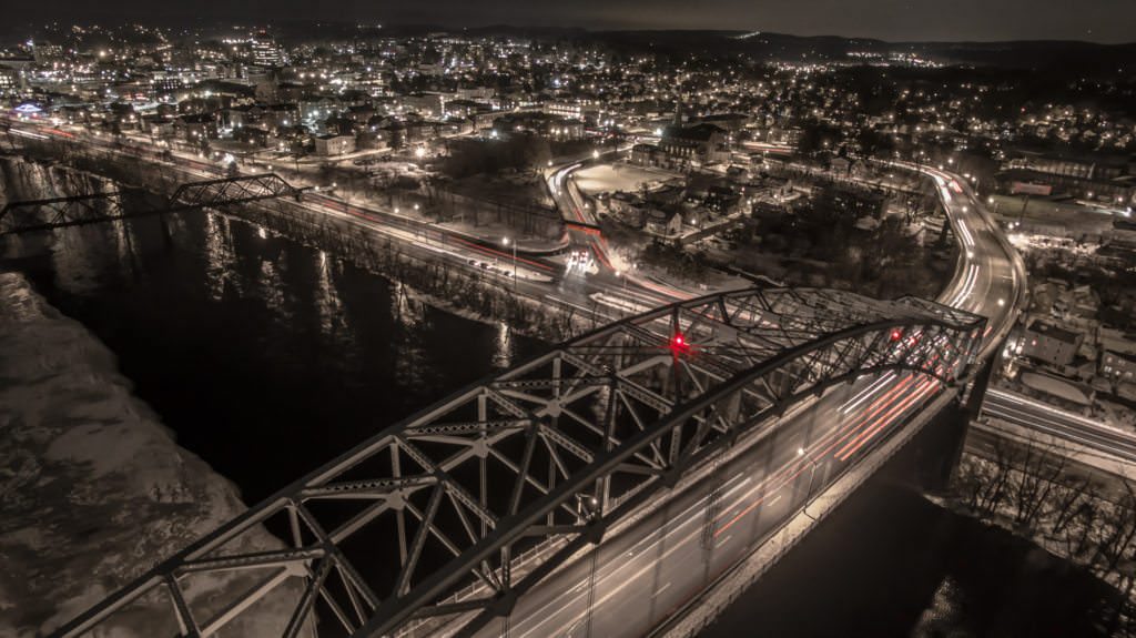 Middletown CT Bridge Gotham - PhotoFlight Aerial Media