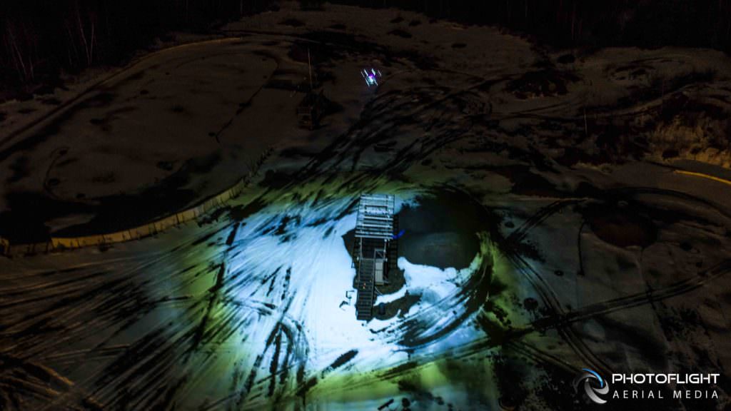 Aerial Drone Photography & Video Service at Night | Nighttime Services